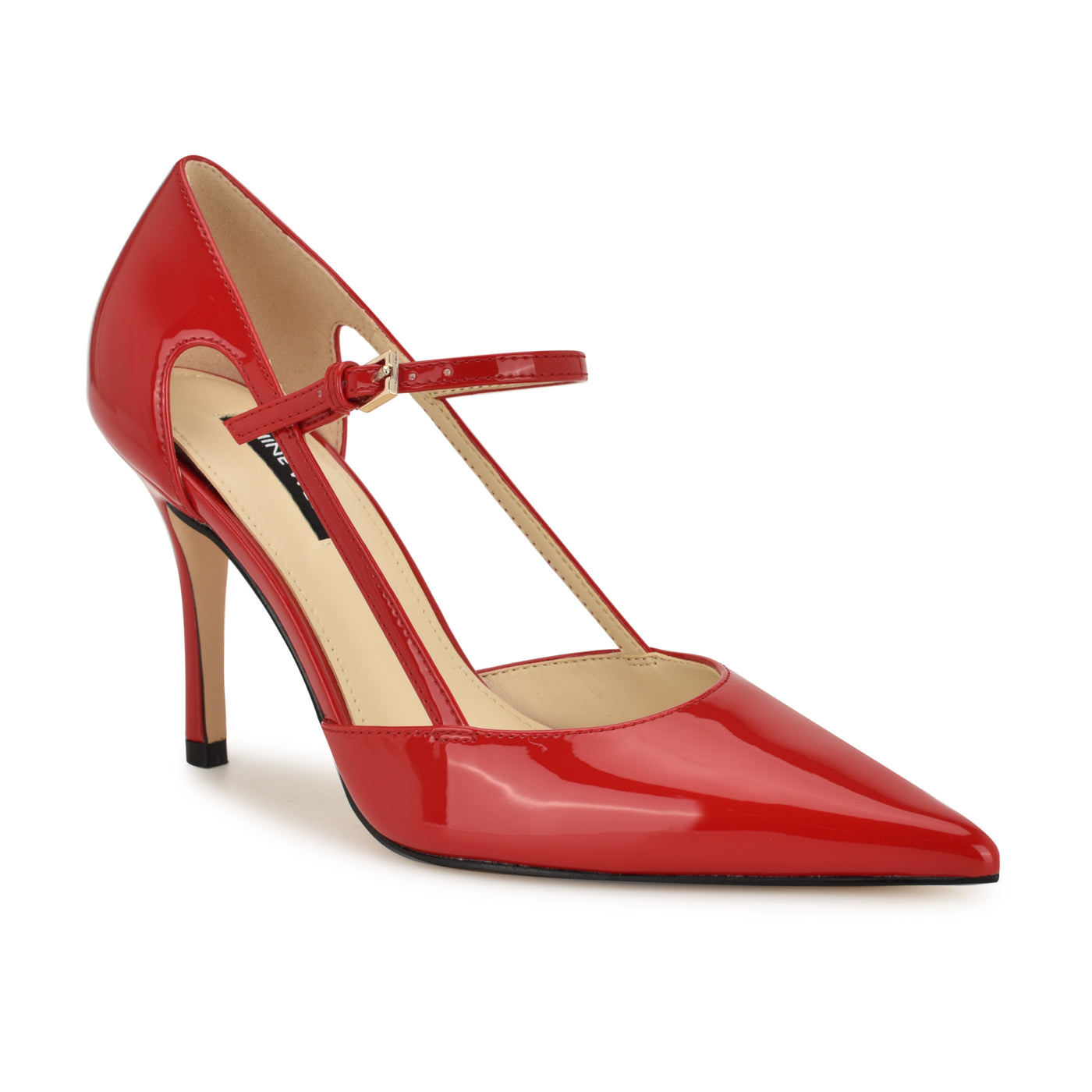 Women's Gorgie Mary Jane Pumps - Red Patent | Nine West
