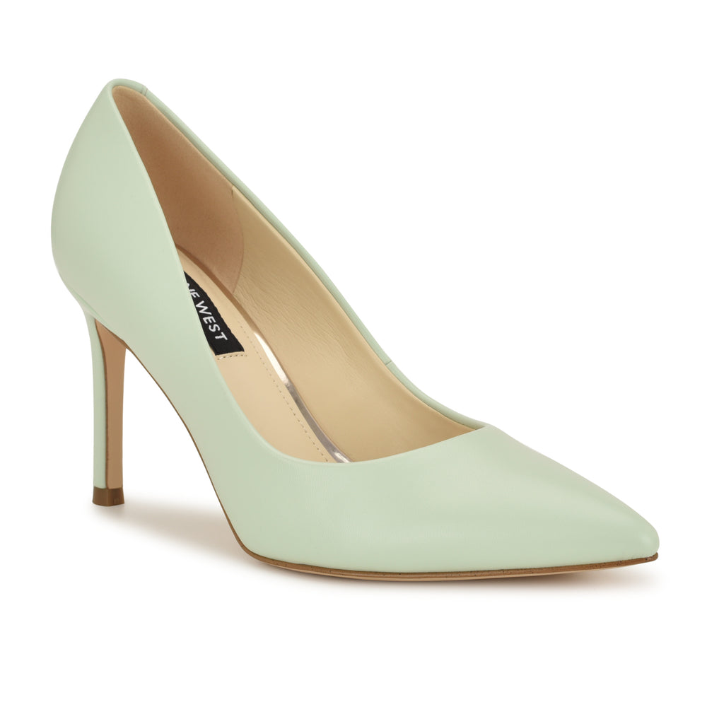 Women's Ezra Pointy Toe Pumps - Mint Green | Nine West