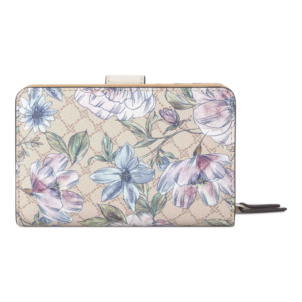 Luela French Wallet - Floral Logo Milk | Nine West