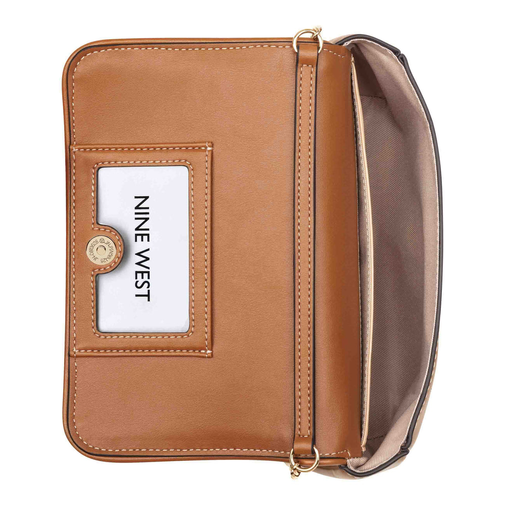 Nefi Phone Chain Crossbody - Natural Brandy | Nine West