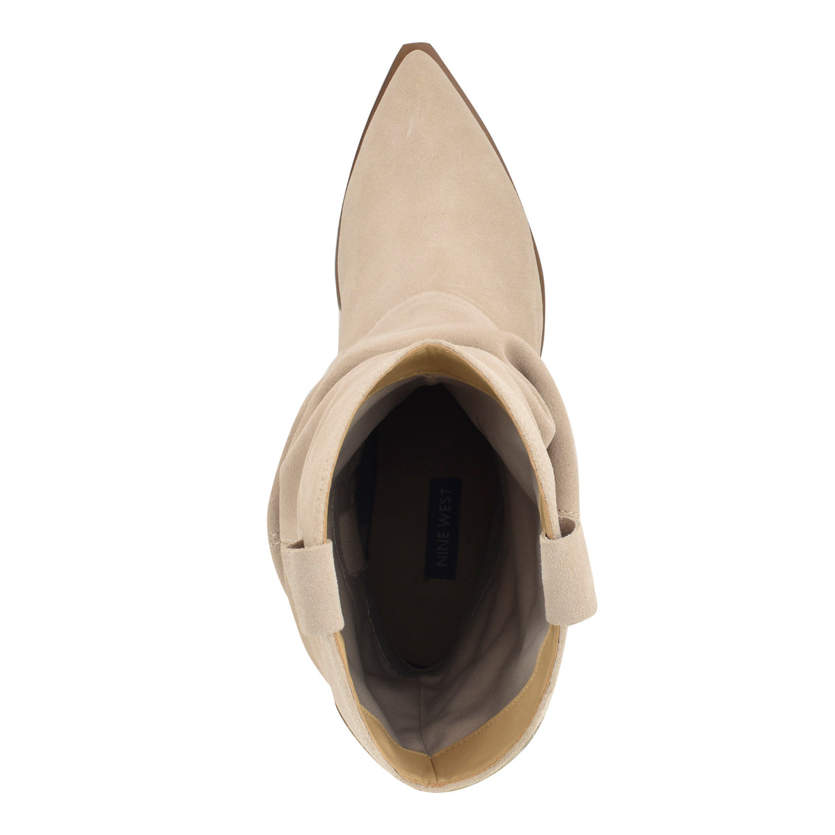 Women's Wilton Western Boots - Light Grey Suede | Nine West