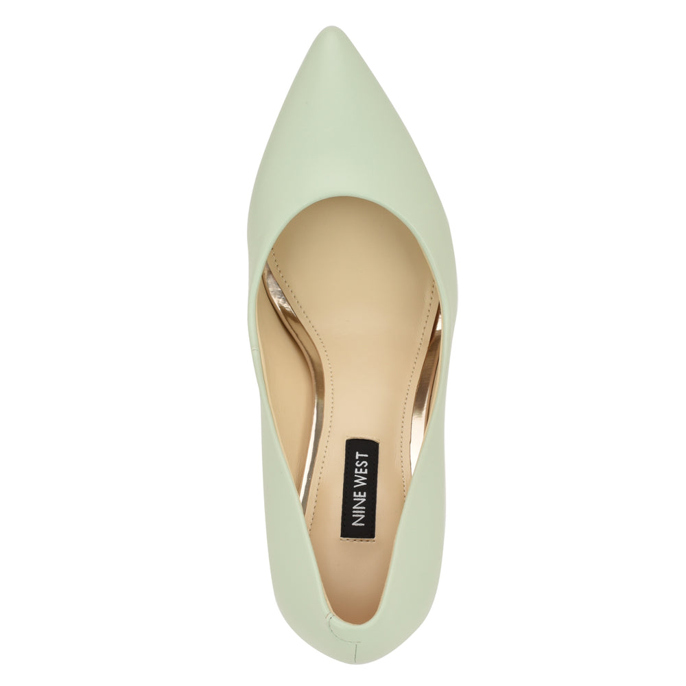 Women's Ezra Pointy Toe Pumps - Mint Green | Nine West
