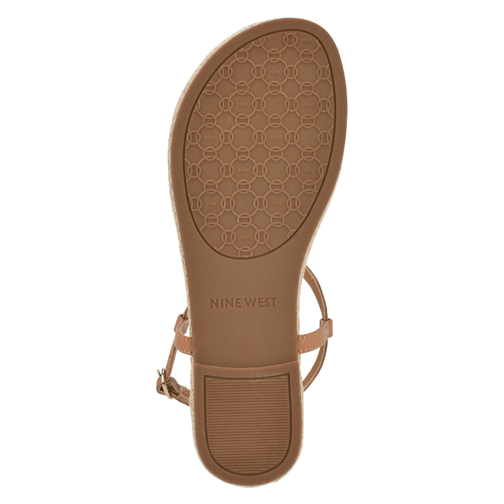 Women's Beriah Flat Thong Sandals - Natural | Nine West